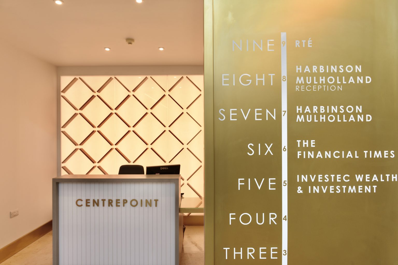 CENTREPOINT BUILDING RECEPTION AREA TRANSFORMATION - Gem Interior ...